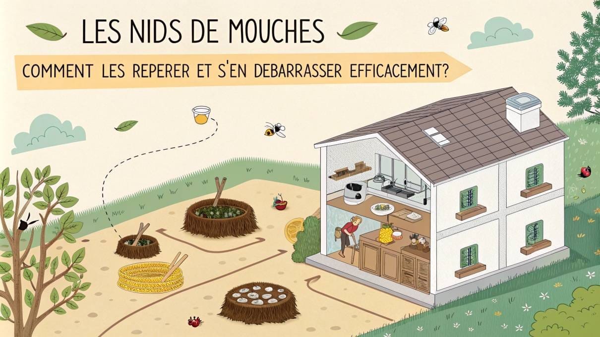 🐞 Astuces pour repérer et éliminer les nids de mouches efficacement